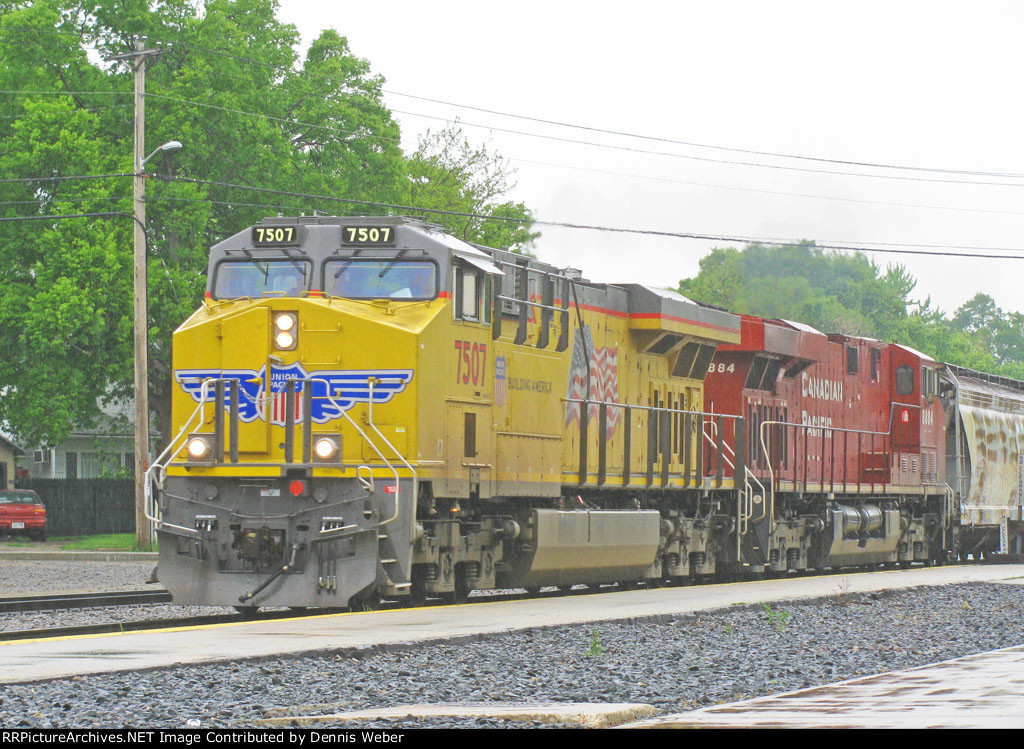 UP 7507, CP's Tomah Sub.